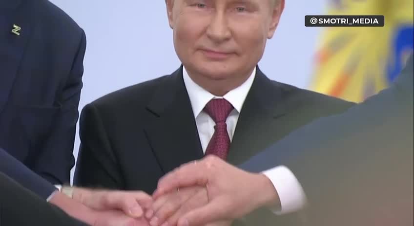 Putin etc. signing ceremony