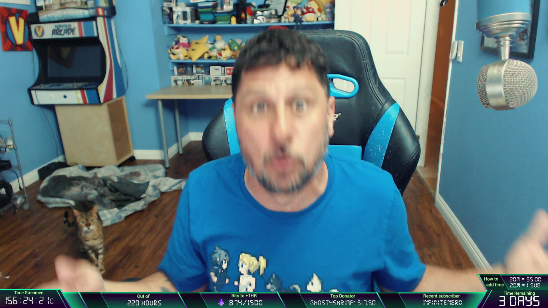 Alan yelling at viewers