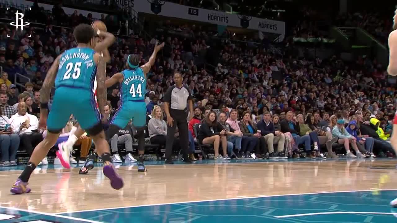 Watch [Highlight] Amen Thompson and Jock Landale execute a beautiful give-and-go for an Amen and ...