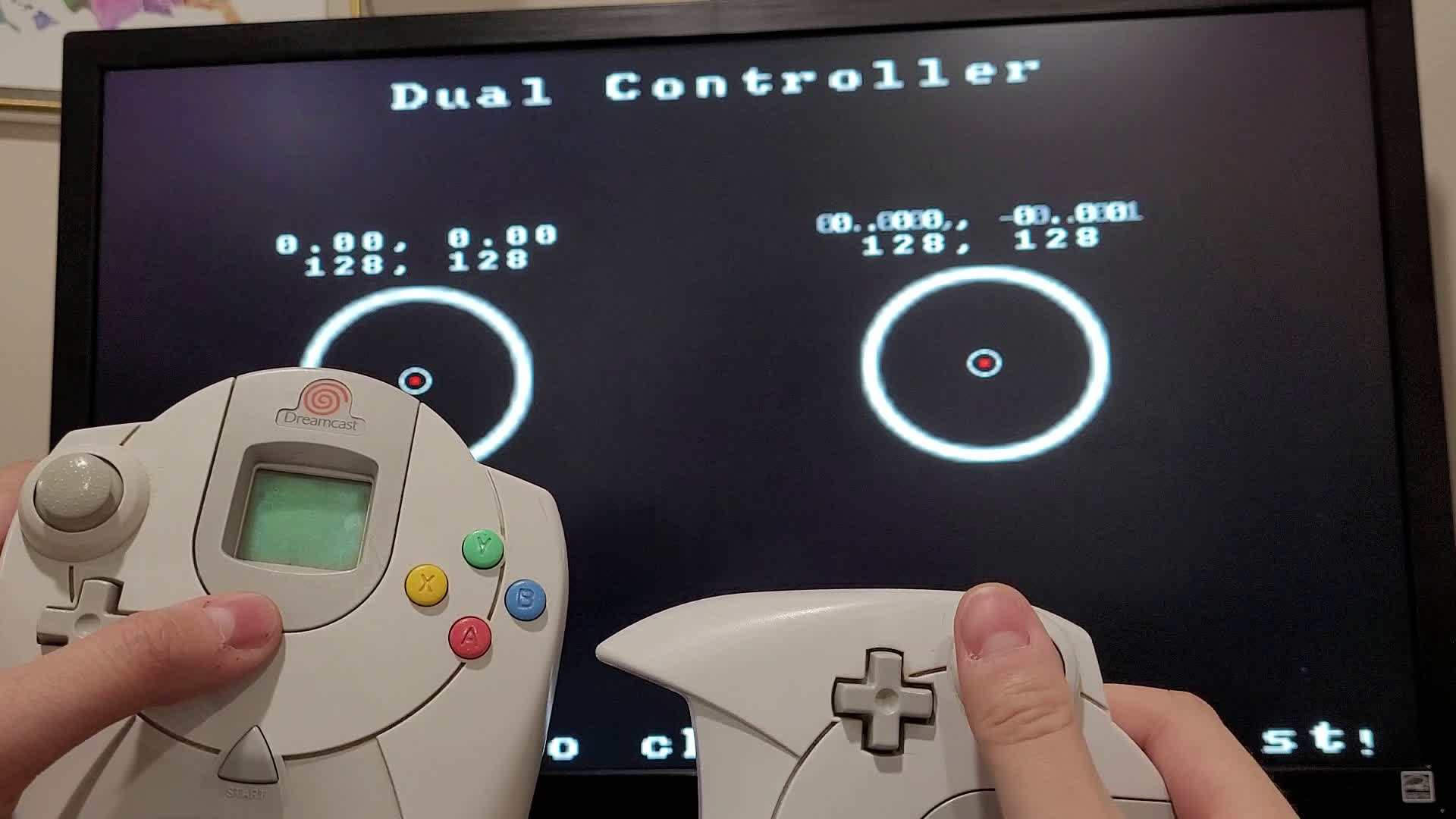 Dreamcast dual analog configurations