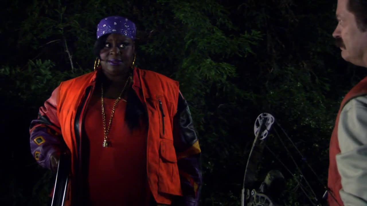 Ron Swanson & Donna on Hunting Licenses