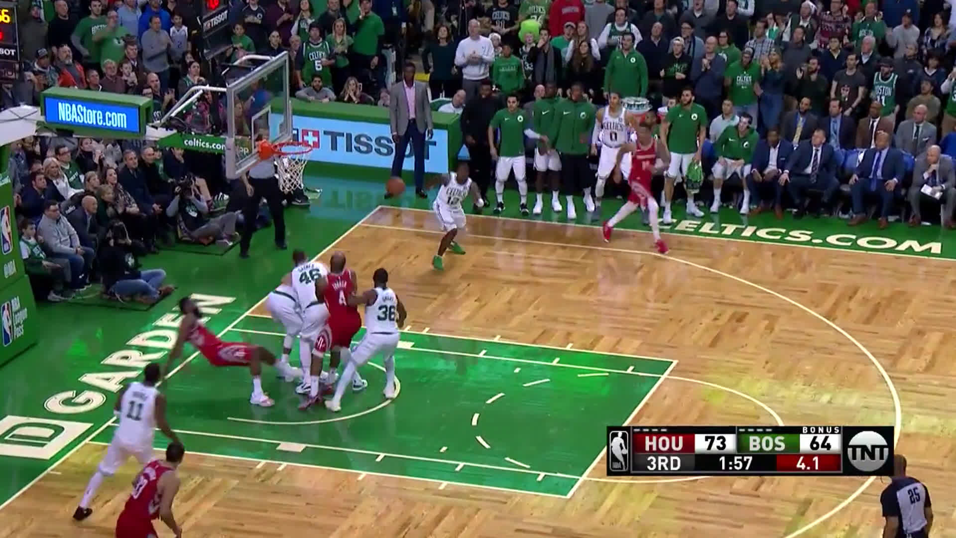 Watch Insane Baynes foul call HOU G39 12-28-17 | Streamable