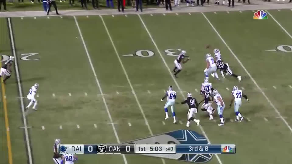 Dak Hit by while Running