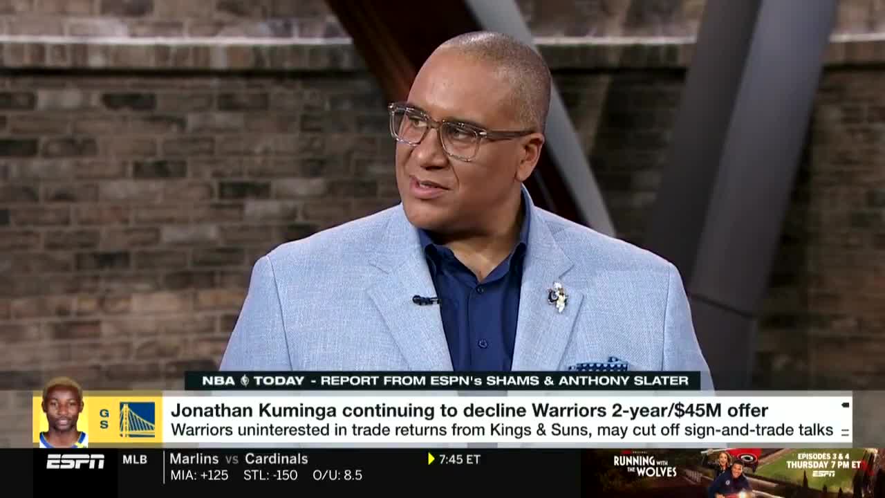 Watch Oh No He Didn't - Marc Spears says Kuminga "wants to go" to Sacramento: "The Kings are ...