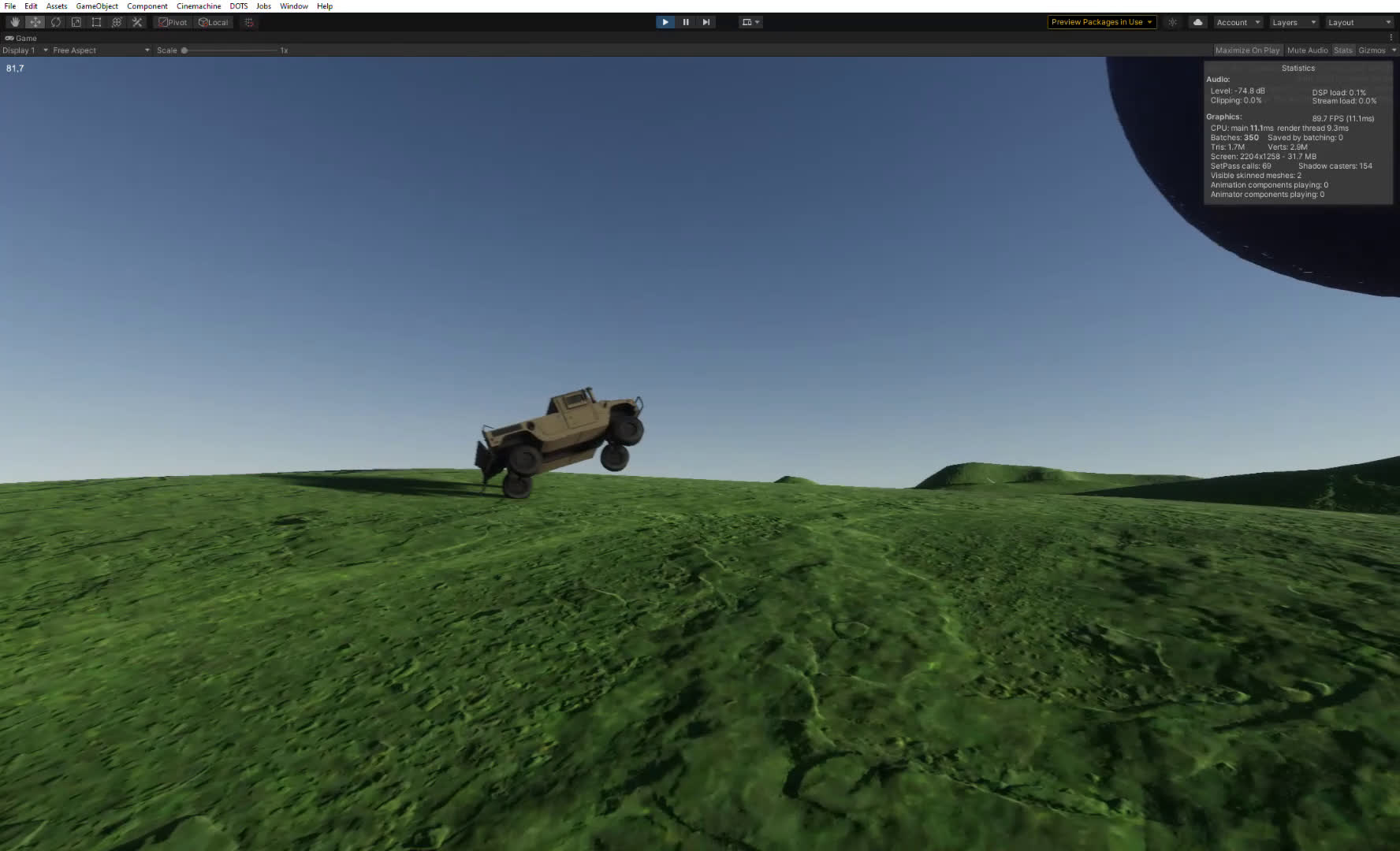 QuadtreeTerrainSample - SphericalTerrain - PC, Mac & Linux Standalone ...