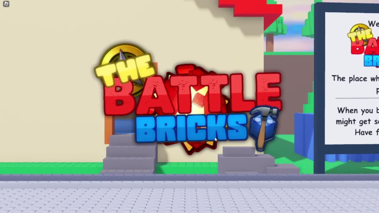 The Battle Bricks: Title Screen