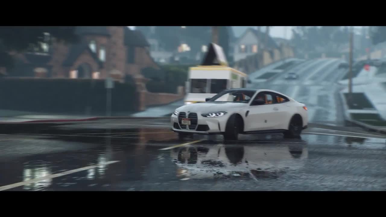 GTA Car Chase Scene