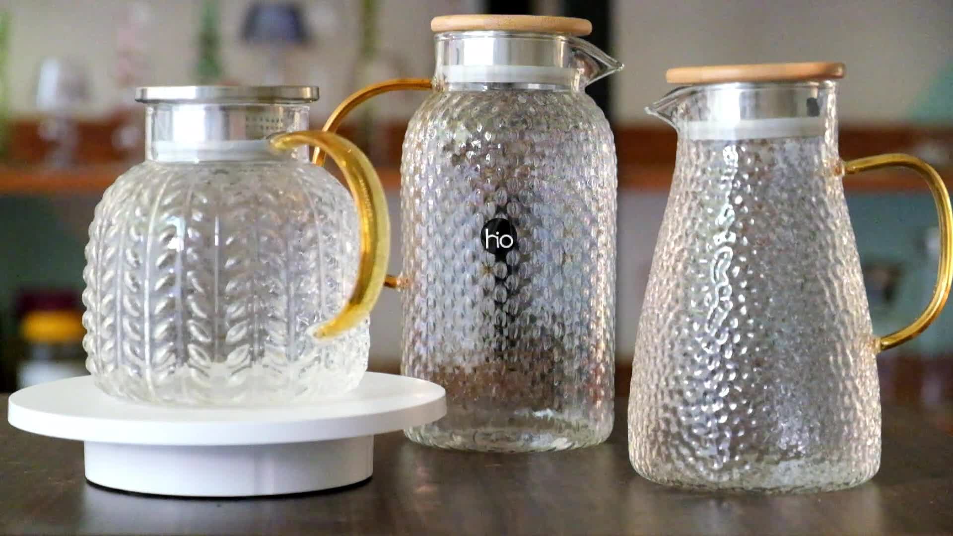Watch 1043+1044+1045 Glass Water Pitcher | Streamable