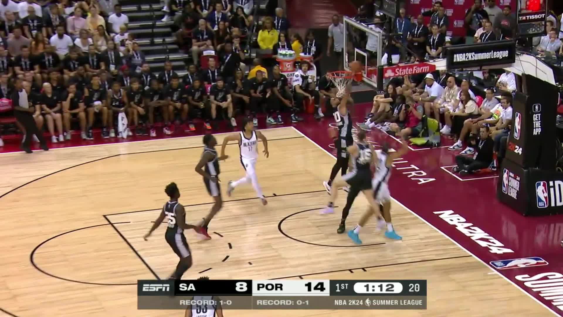 Rupert goes coast to coast and finishes through three defenders