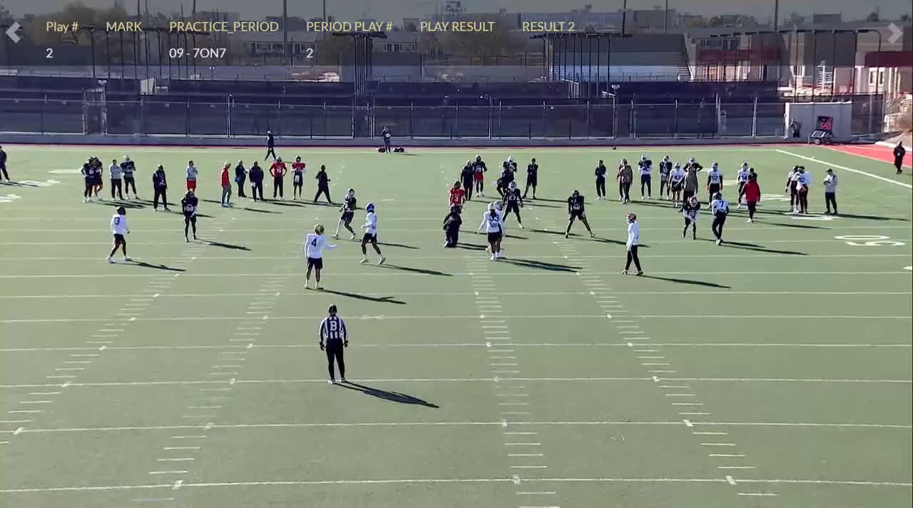 Jacob Copeland Day 1 practice 7 on 7