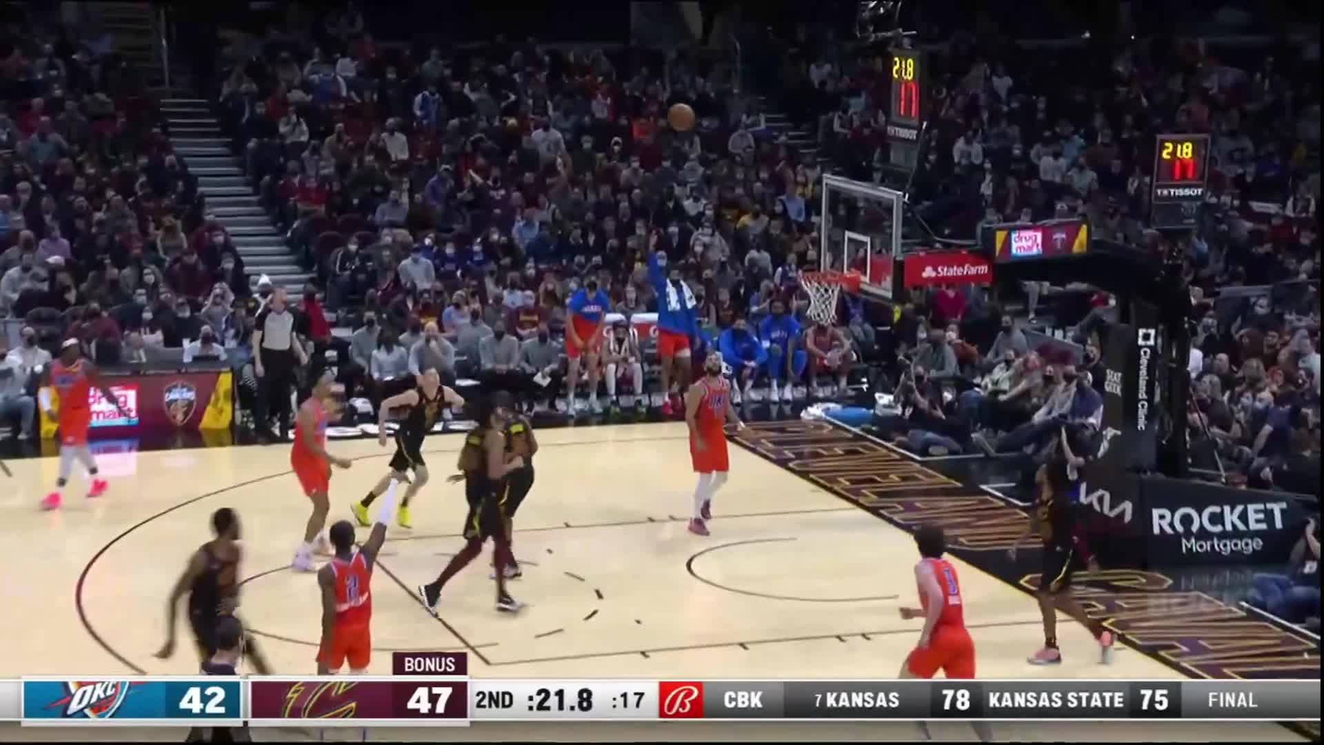 Watch SGA breaks Darius Garland's ankles and knocks down the three | Streamable