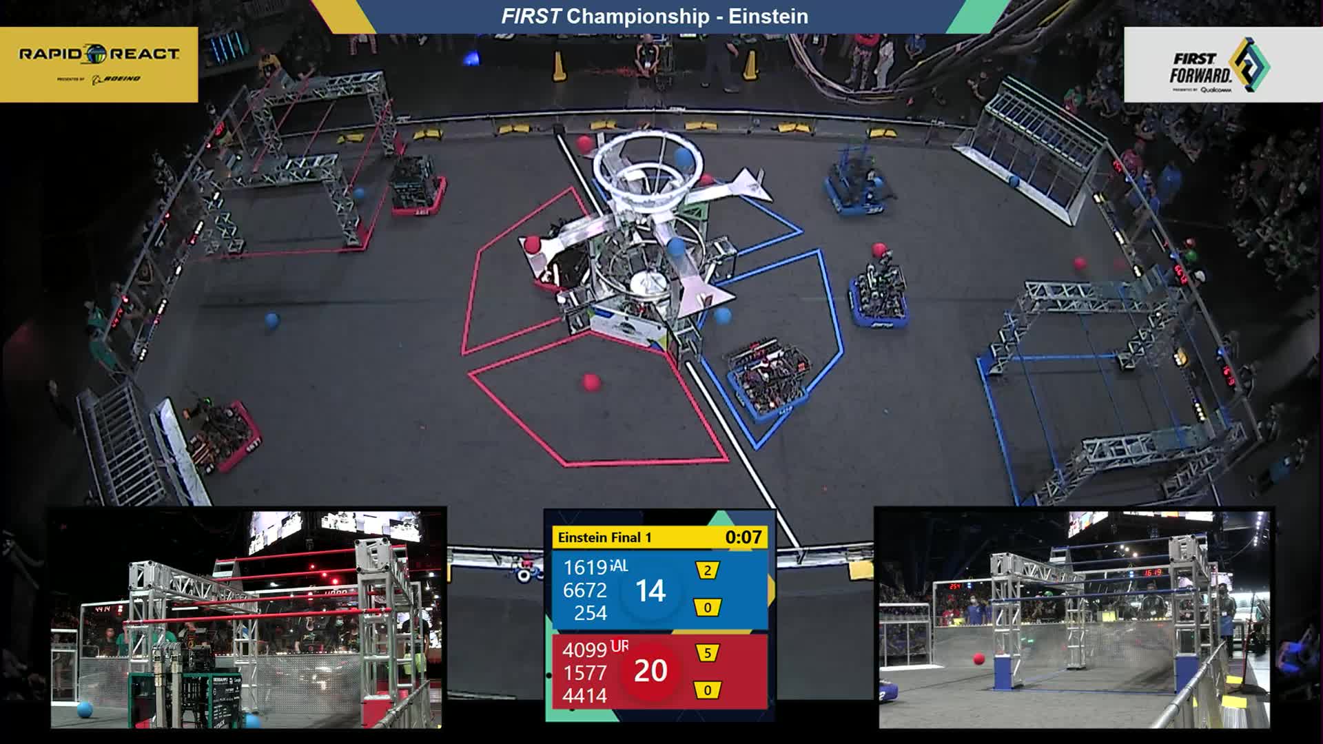 FRC Einstein Finals 1 Auto