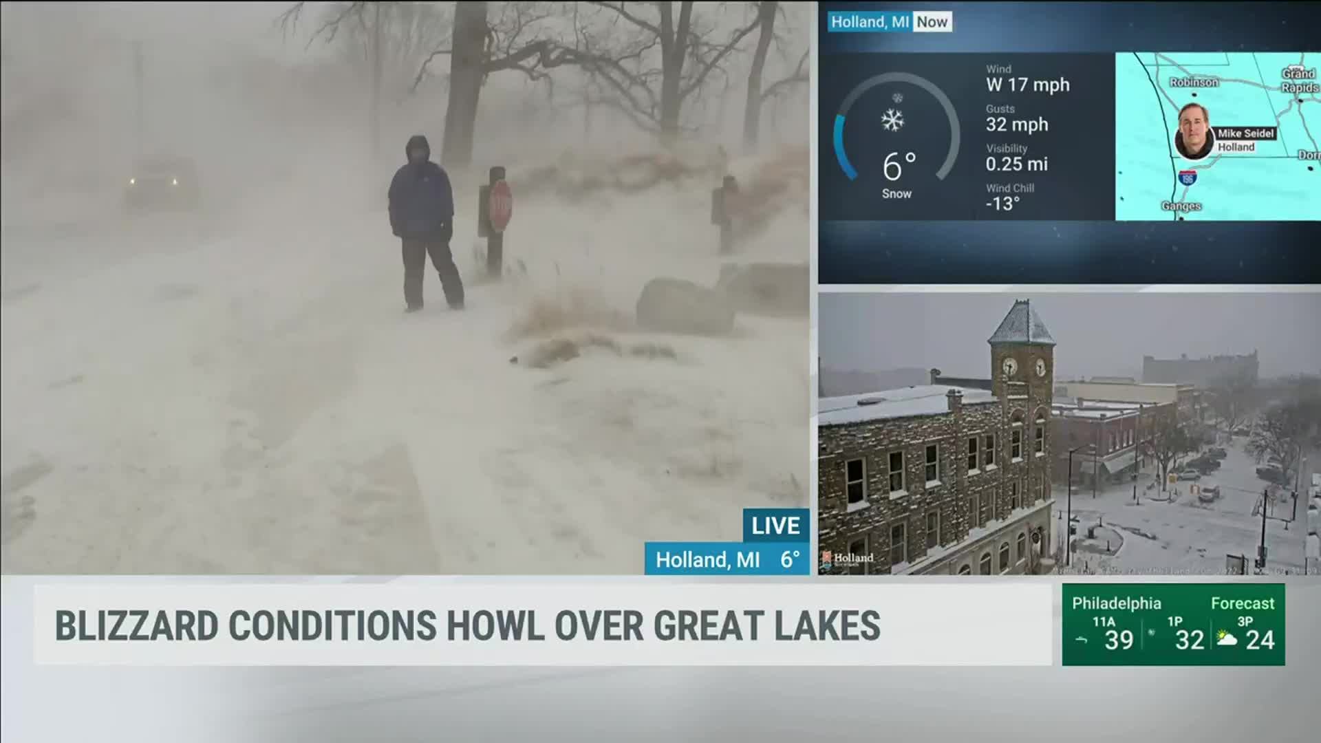 -13 As Blizzard Blasts TWCs Mike Seidel In Michigan - Videos from The ...