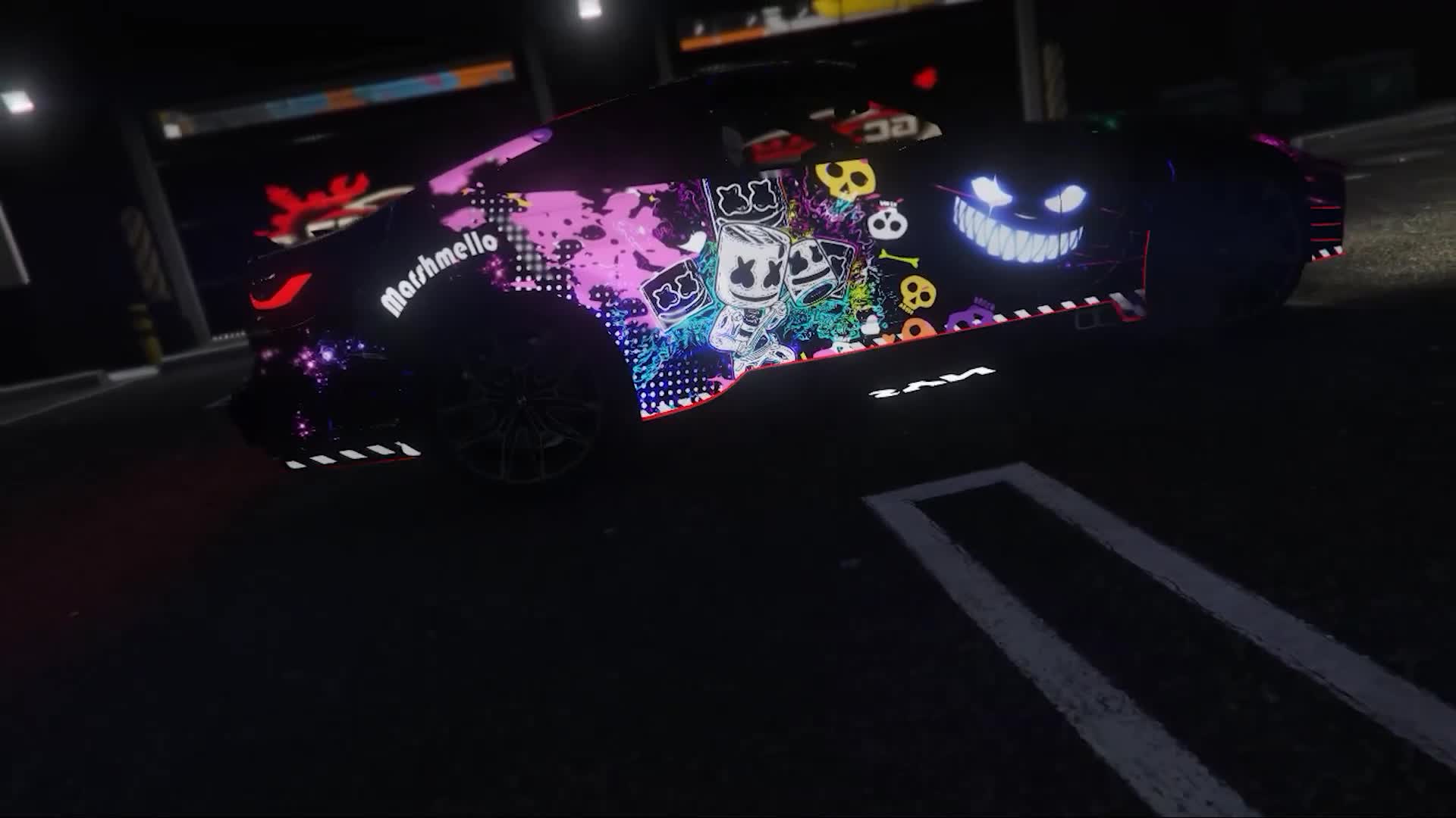 Watch BMW Marshmallow - Glowing livery - 3d Animation - Light Animation ...