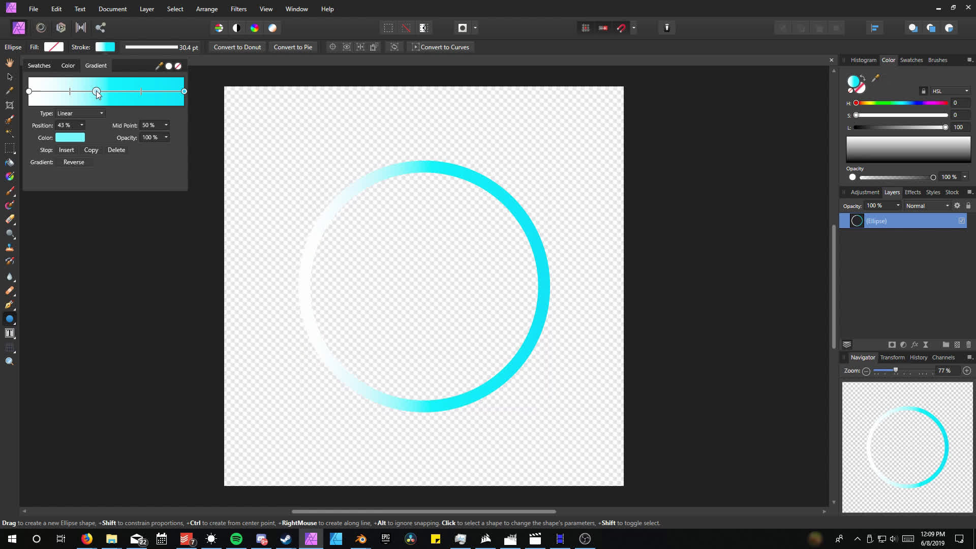 Affinity Photo - Editable Circles