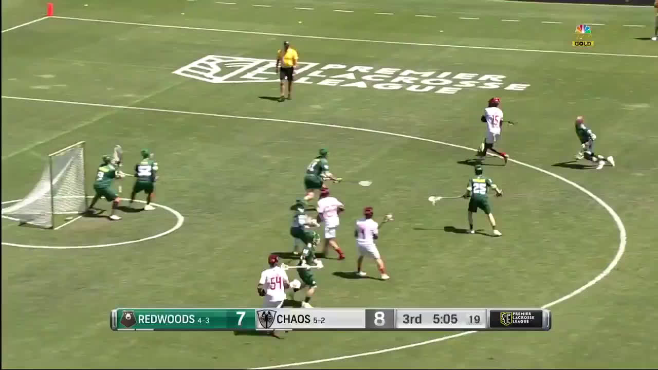 Miles Jones takes advantage of his shorty matchup and snipes the far corner