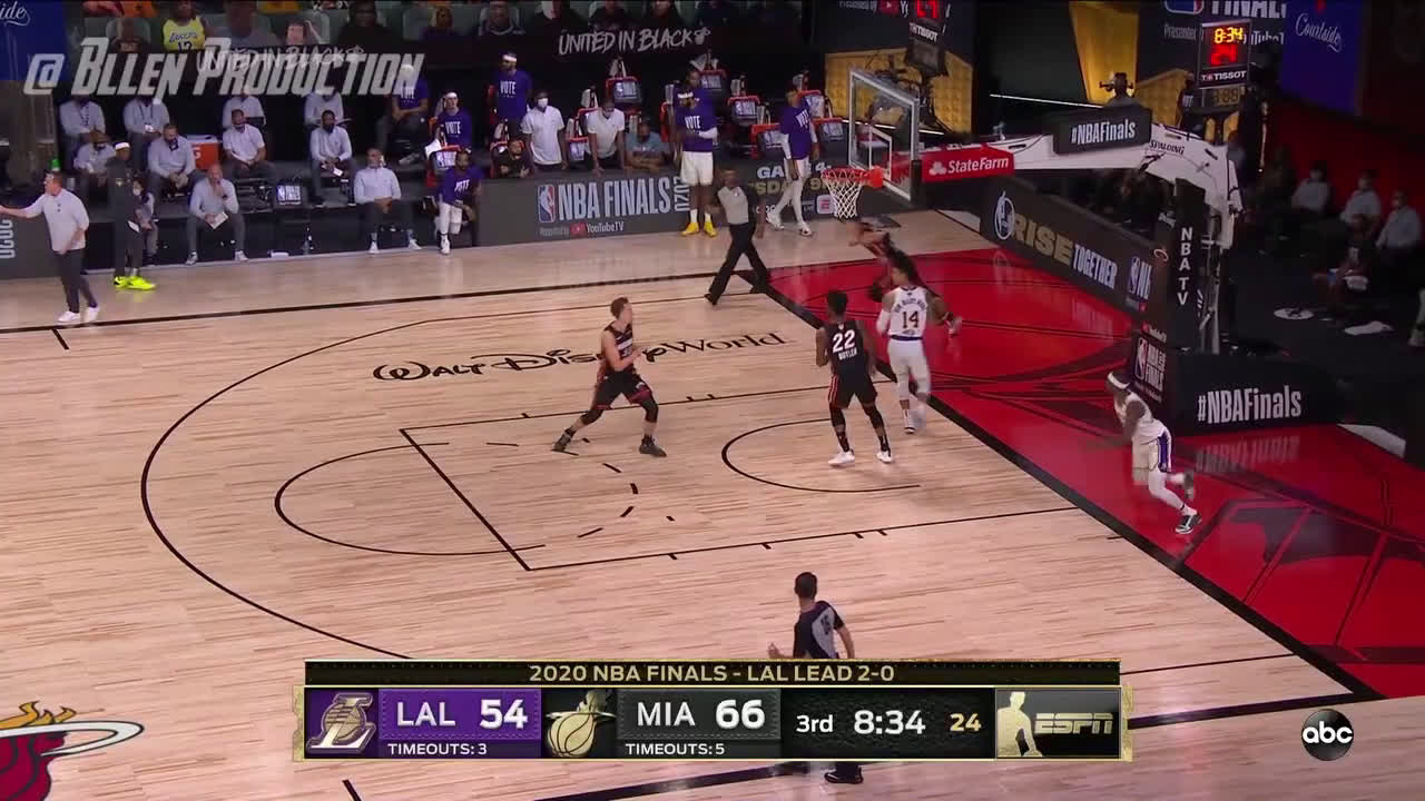 Tyler Herro snarl after making a basket