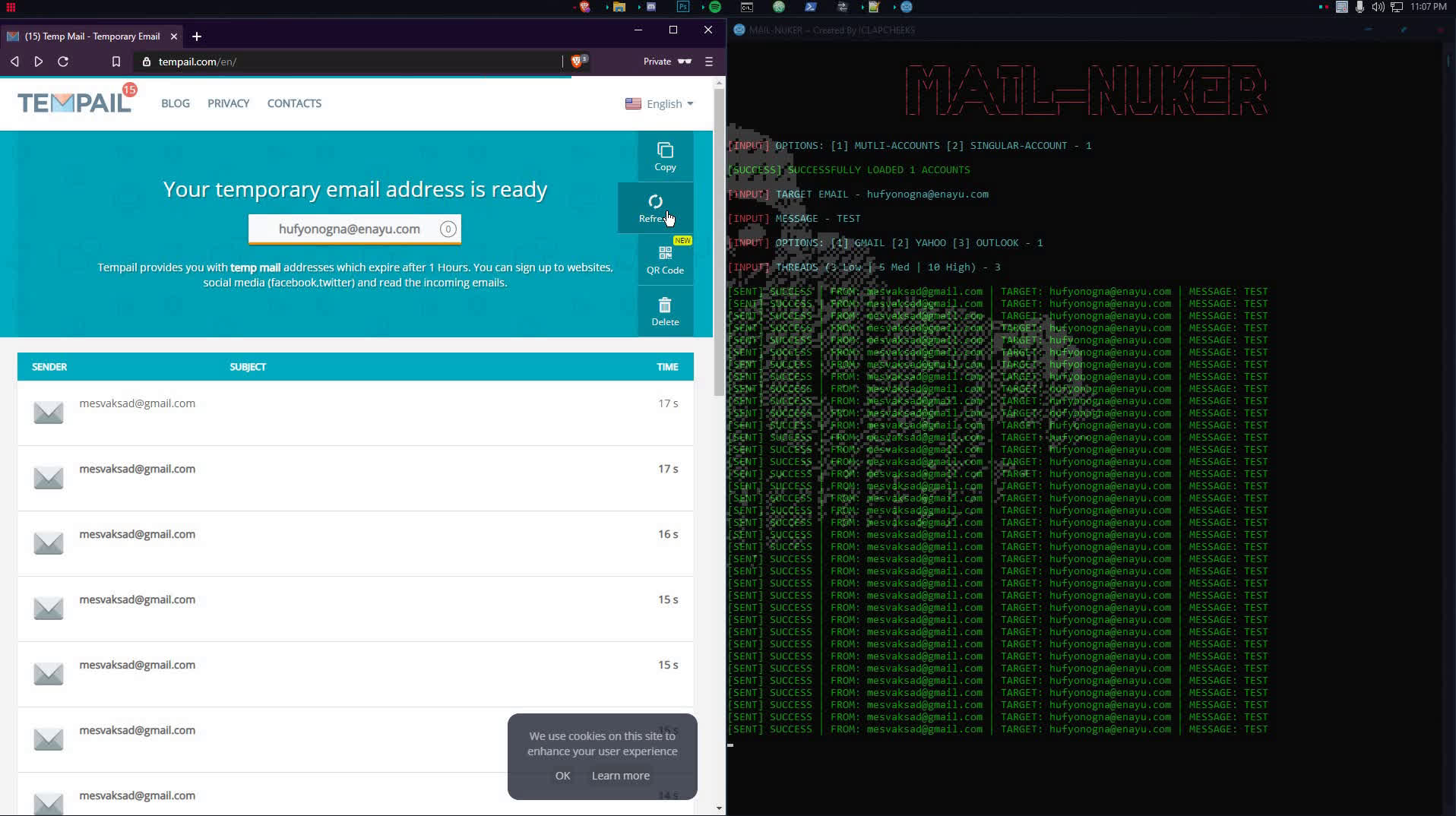 Watch Mail-Nuker Demonstration | Streamable