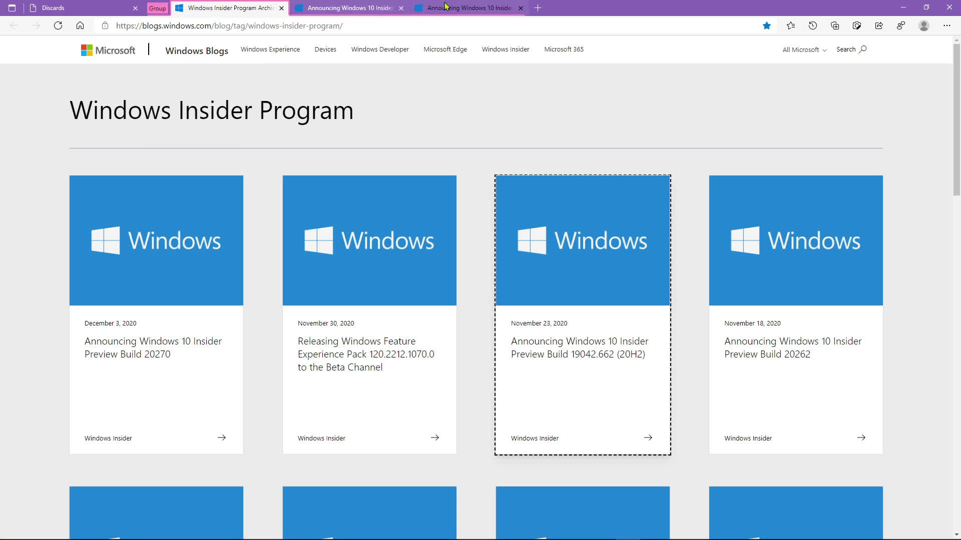 Watch Edge auto tab group freeze | Streamable