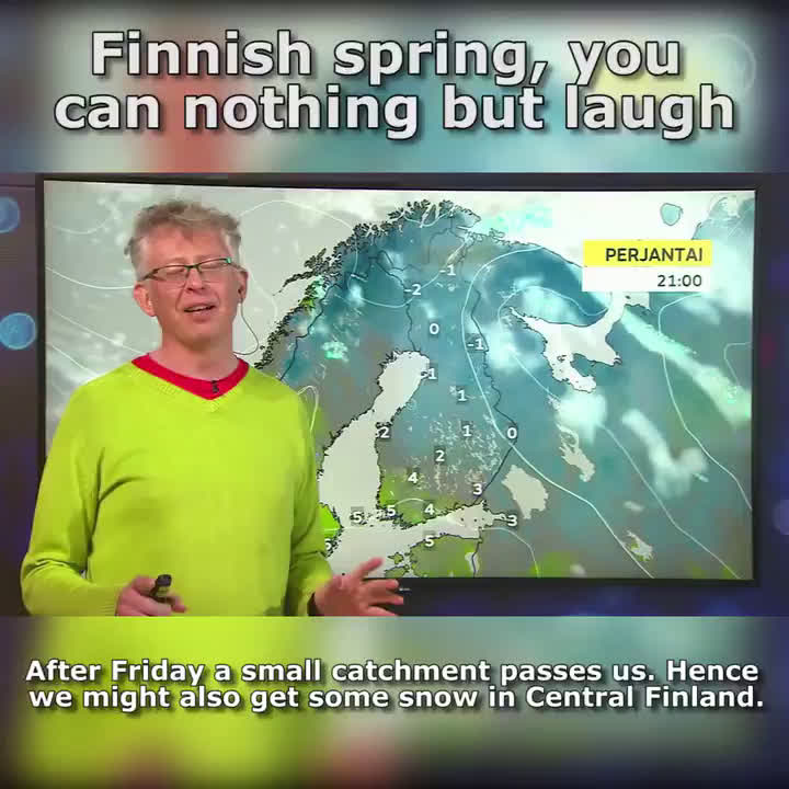 Finnish weatherman gives up