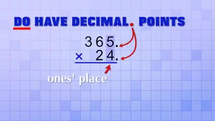 Math Antics Decimal Multiplication