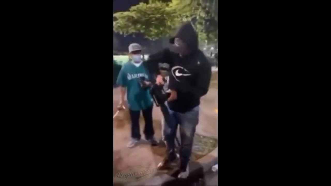 Local Warlord Raz Hands Out AR-15s To The Citizens Of CHAZ