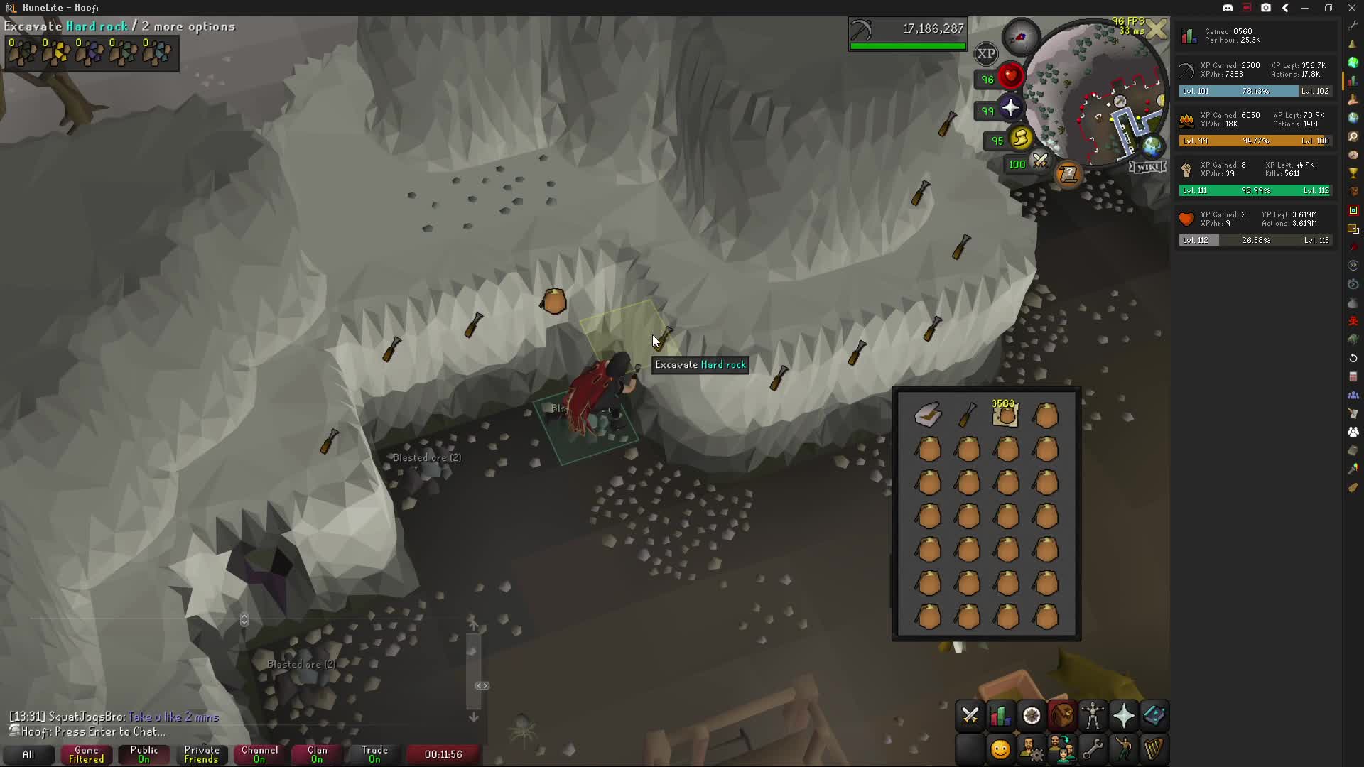 Watch Blast mine example ~385 dyna/h | Streamable