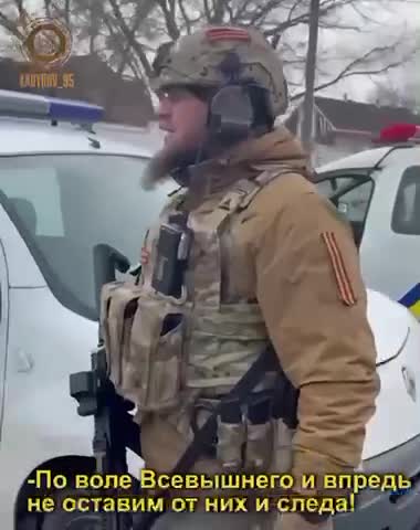 🇷🇺🇺🇦 Officers of OMON "Akhmat" of the Russian Guard in the Chechen ...