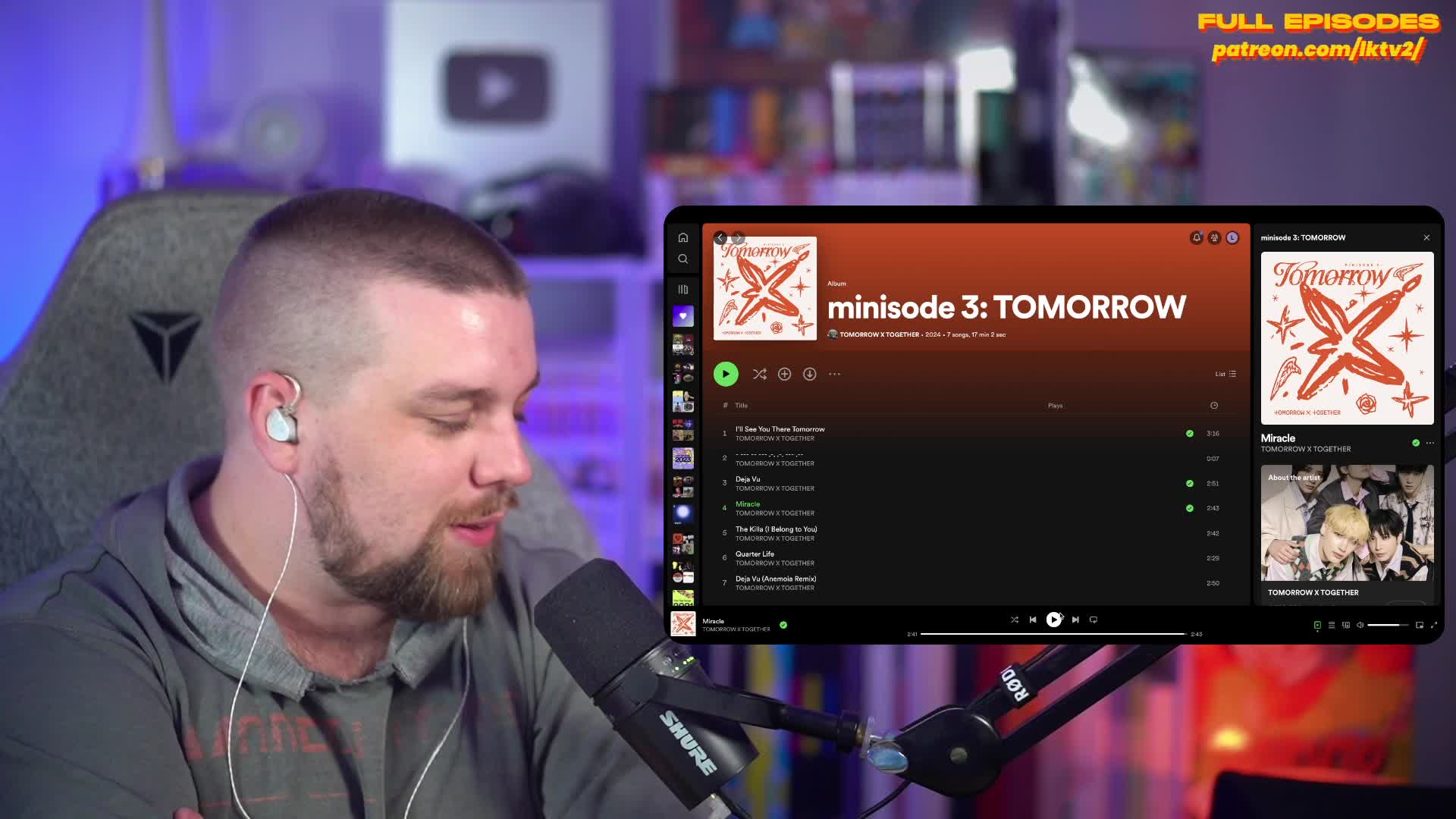 Watch TXT minisode 3 TOMORROW Album Listen | Streamable