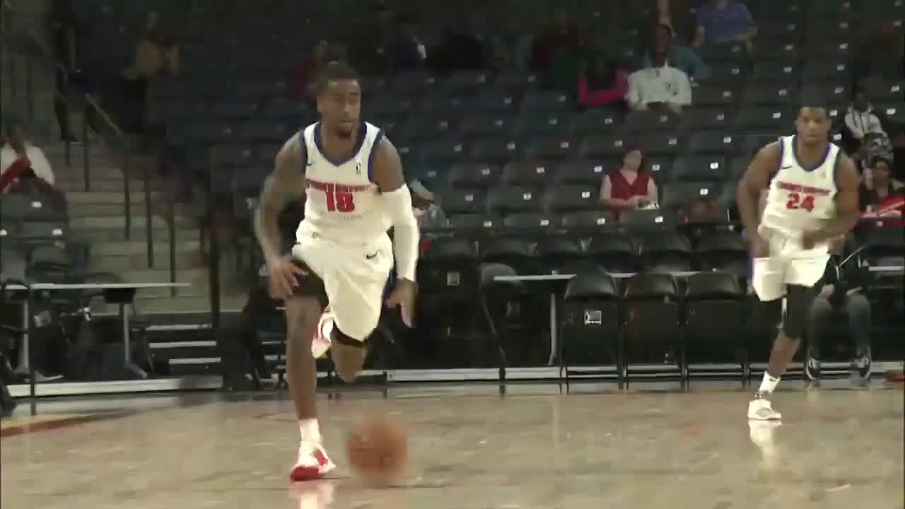 Donta dunking over people