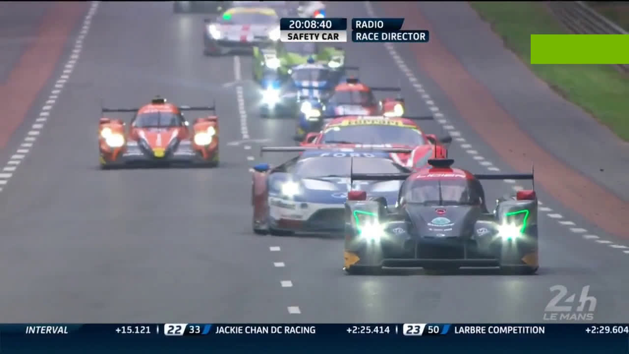 LMP1 Crash behind SC