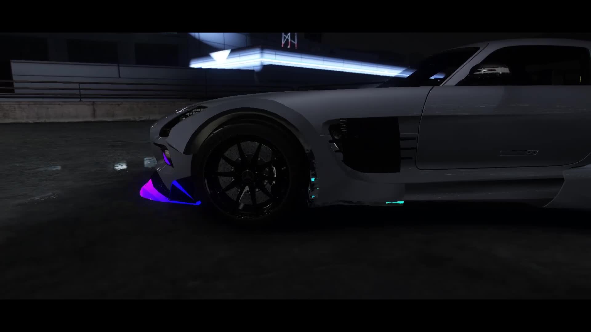 Mercedes Benz SLS RGB light | Lil MB