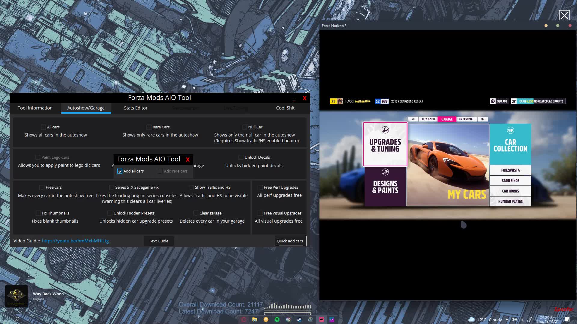 First add all cars mod in any tool lmao
