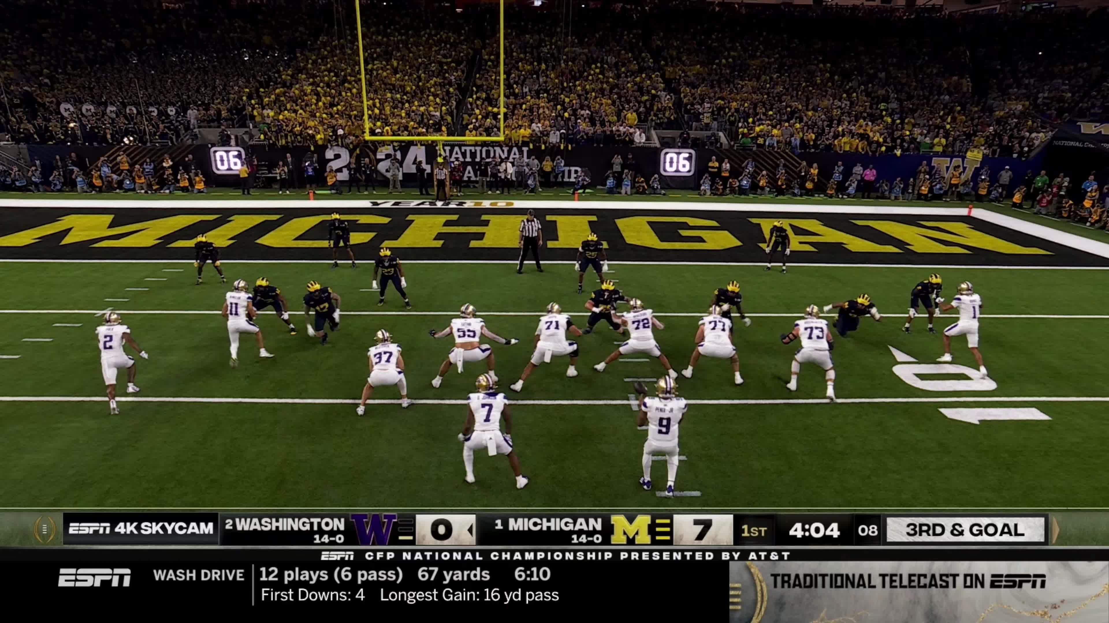 Watch 20231500013-Washington-Switch coverage picks up Odunze | Streamable