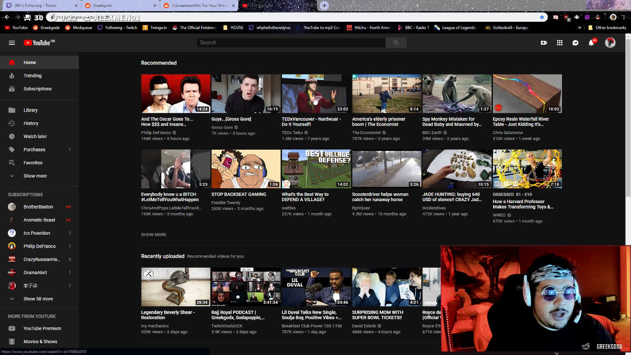 GreekGodX on Boobie Streamers