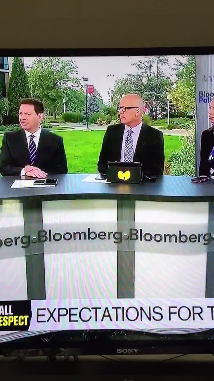 Bloomberg anchor is a Wu Tang fan