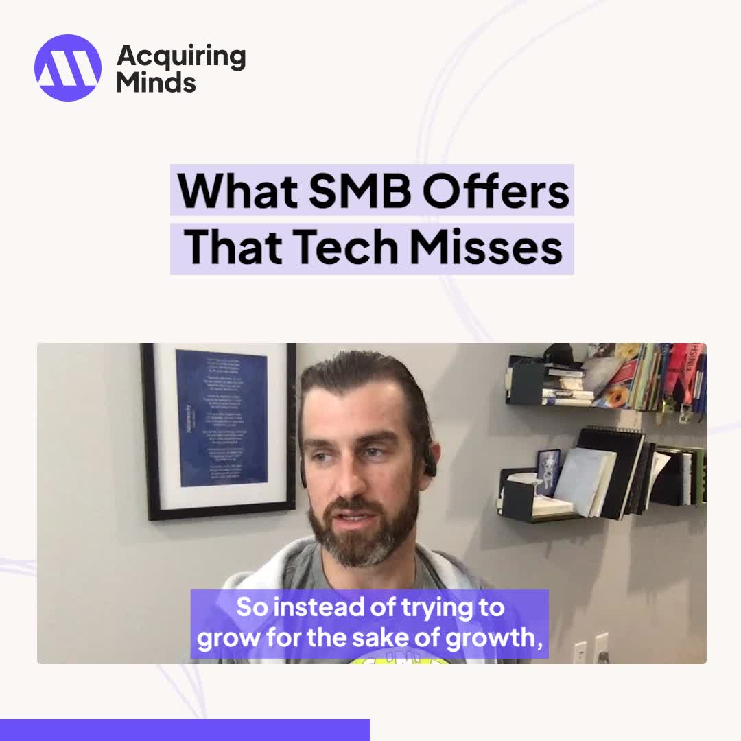 Taylor Wallace - What SMB Offers That Tech Misses
