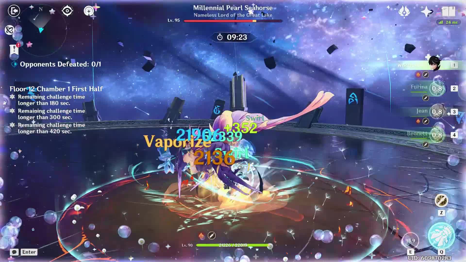 Sunfire Melt Wrio + Vape Furina (w/hydro swirl)