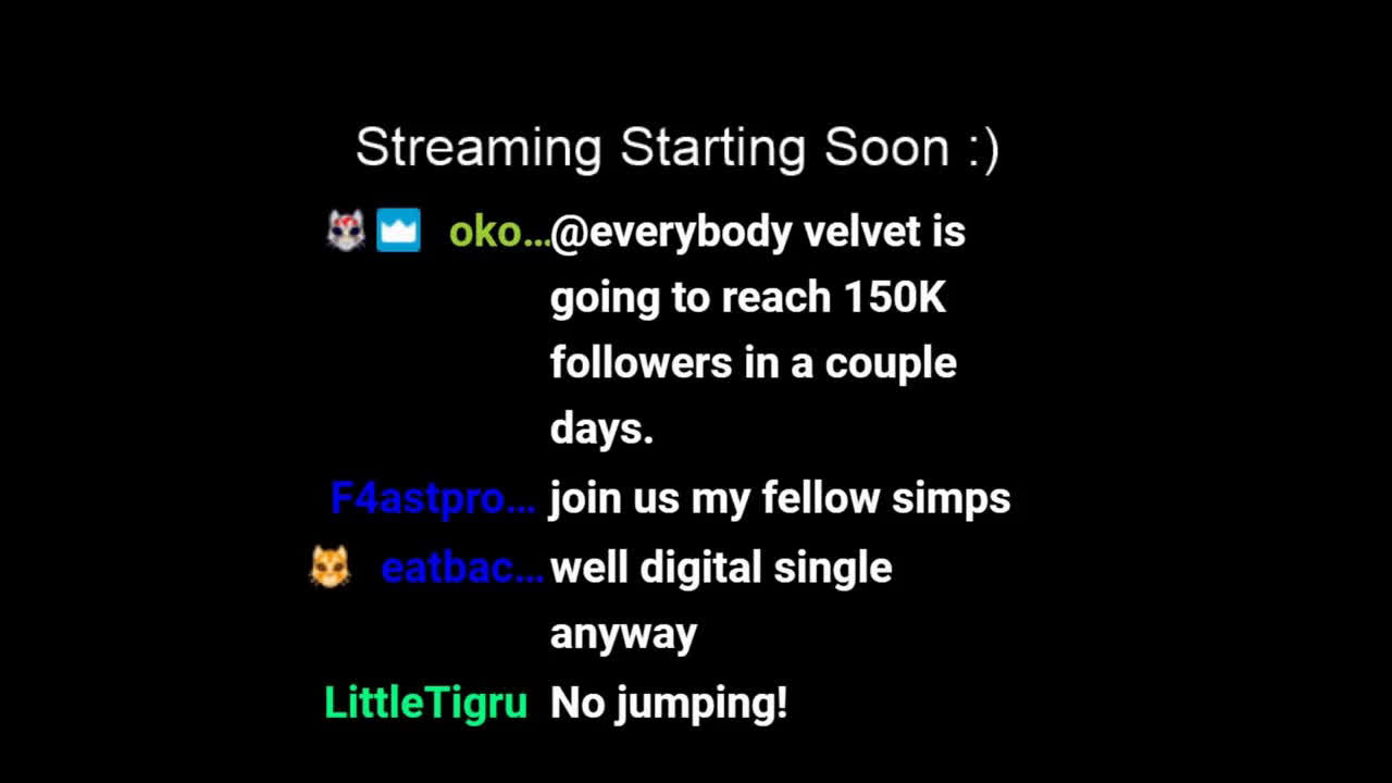 6 months of Velvet_7's Twitch stream in 2020