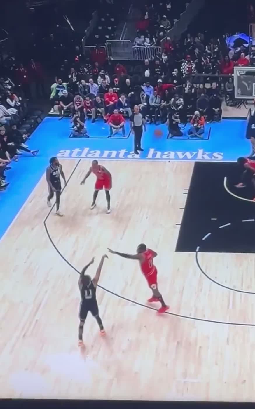 Watch Trae gets called for a flopping Tech in crunch time. | Streamable