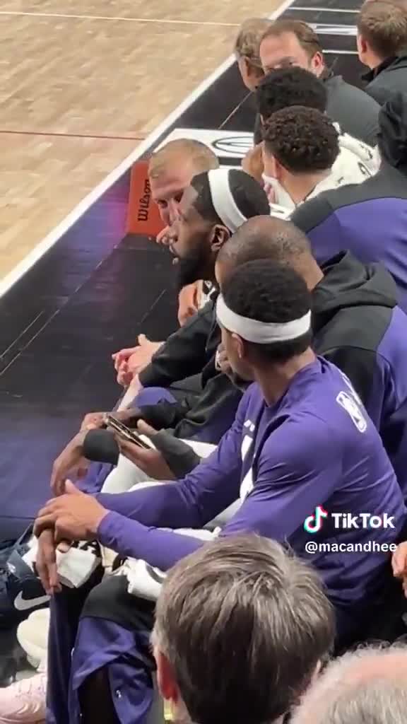 Watch KD and Beal’s reaction to the Luka trade 😭 | Streamable