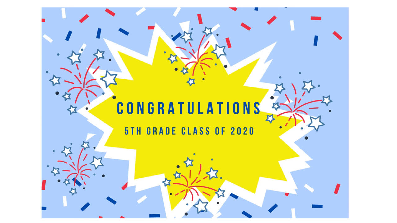 5th grade promotion program June 12, 2020