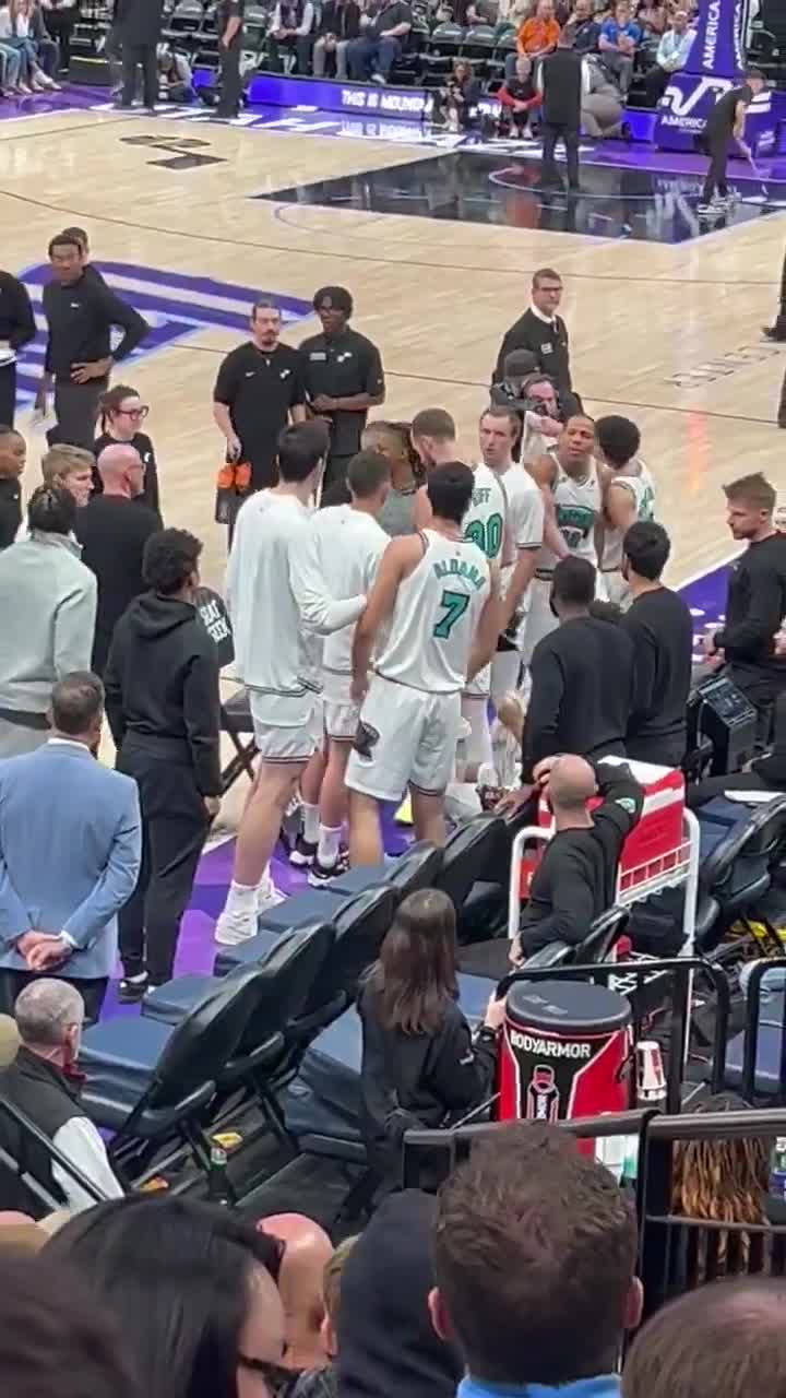 Watch Bane pushed Aldama | Streamable