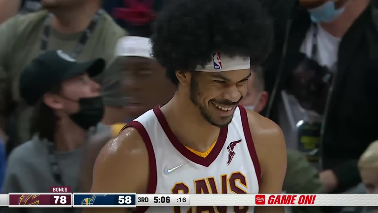 [Highlight] Jarrett Allen says NO with the powerful block!