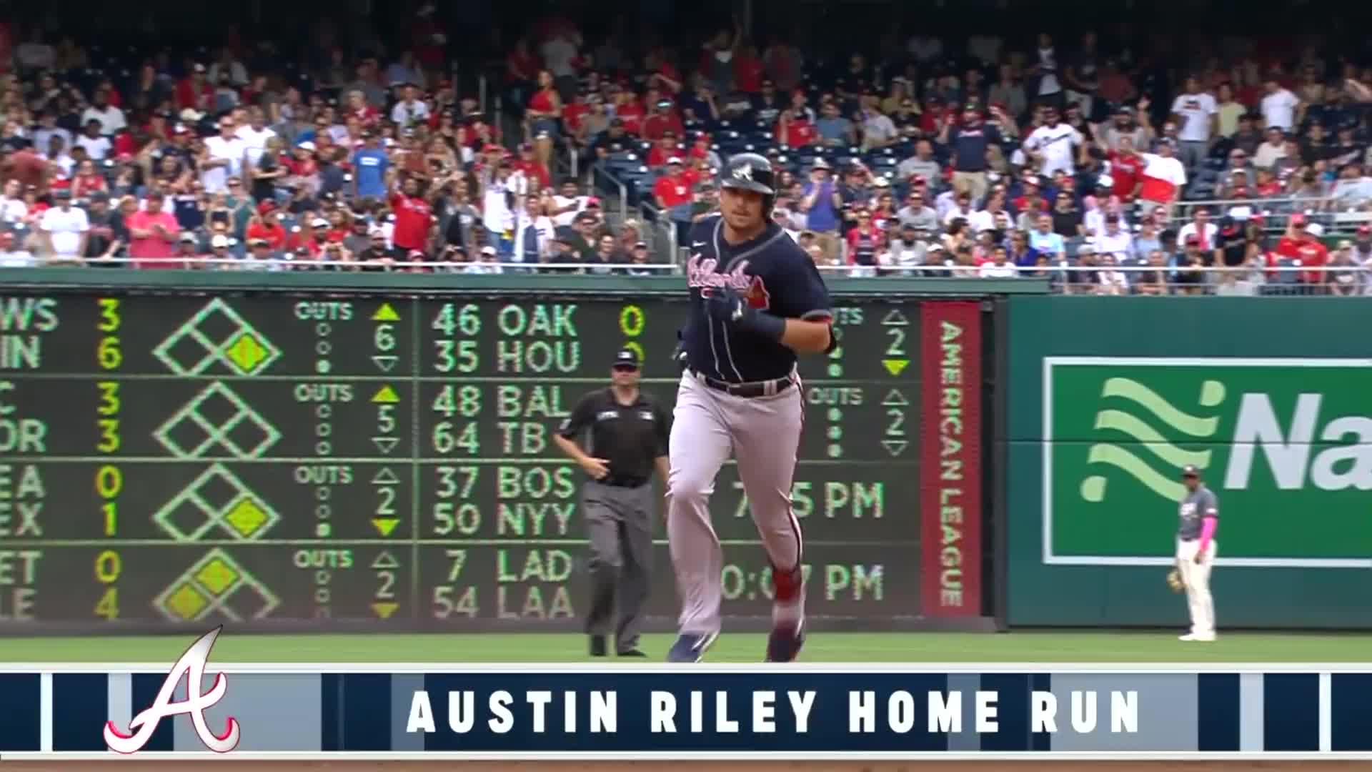 NL All-star, Austin Riley, goes back-to-back with Matt Olson to give ...