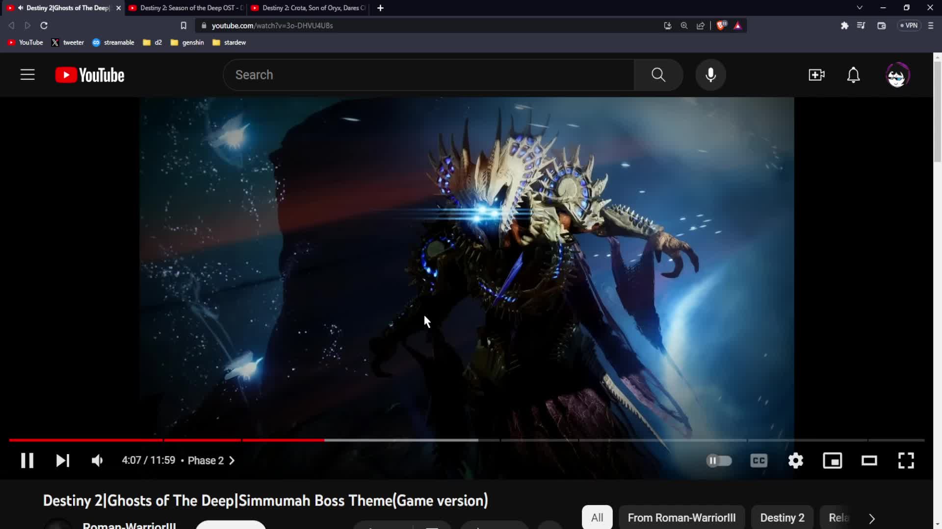 Watch Crota's theme? | Streamable