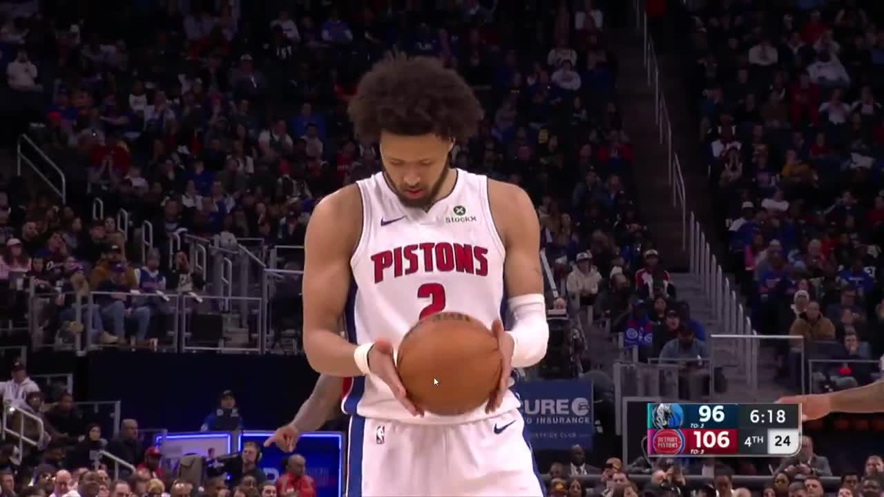 Watch [Highlight] Cade Cunningham earning MVP chants from the Detroit crowd | Streamable