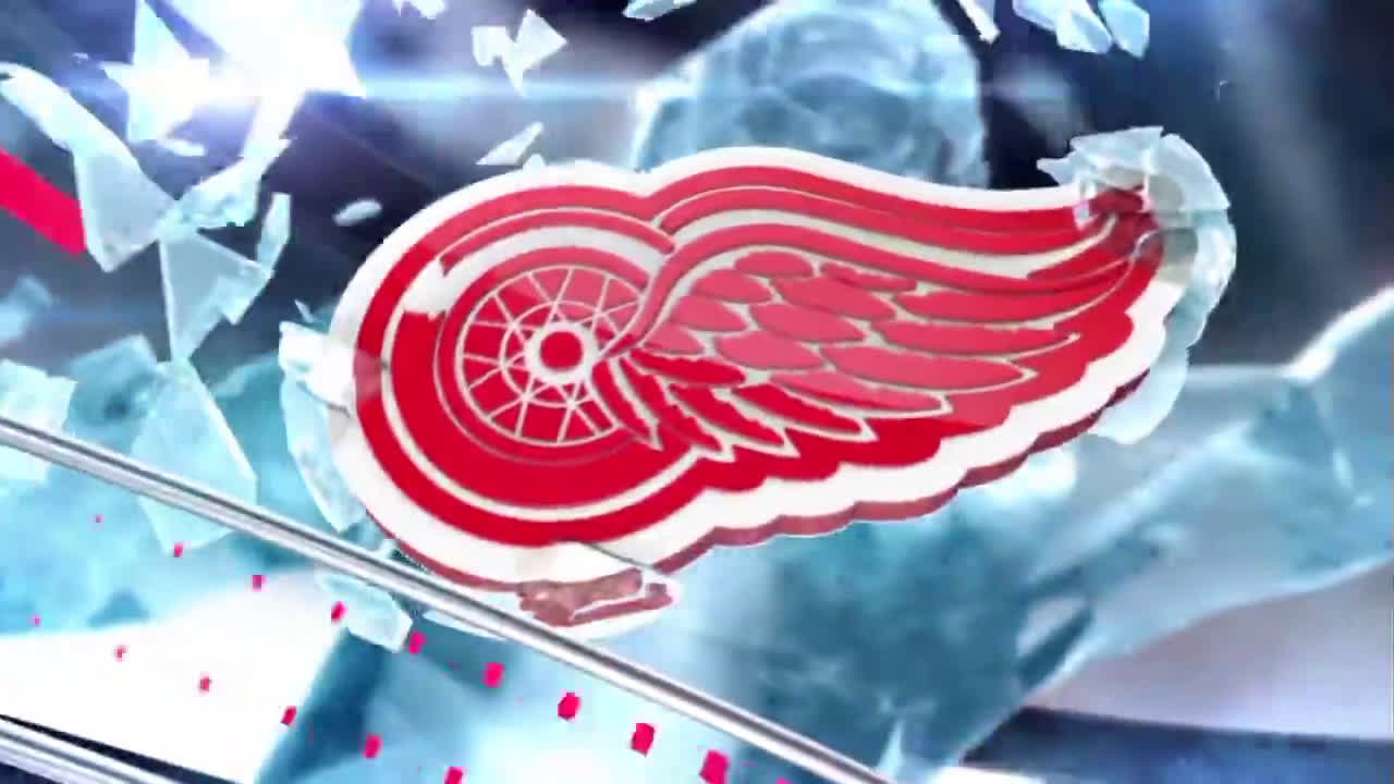 Larkin scores his first of the year on Dylan Larkin Bobblehead night