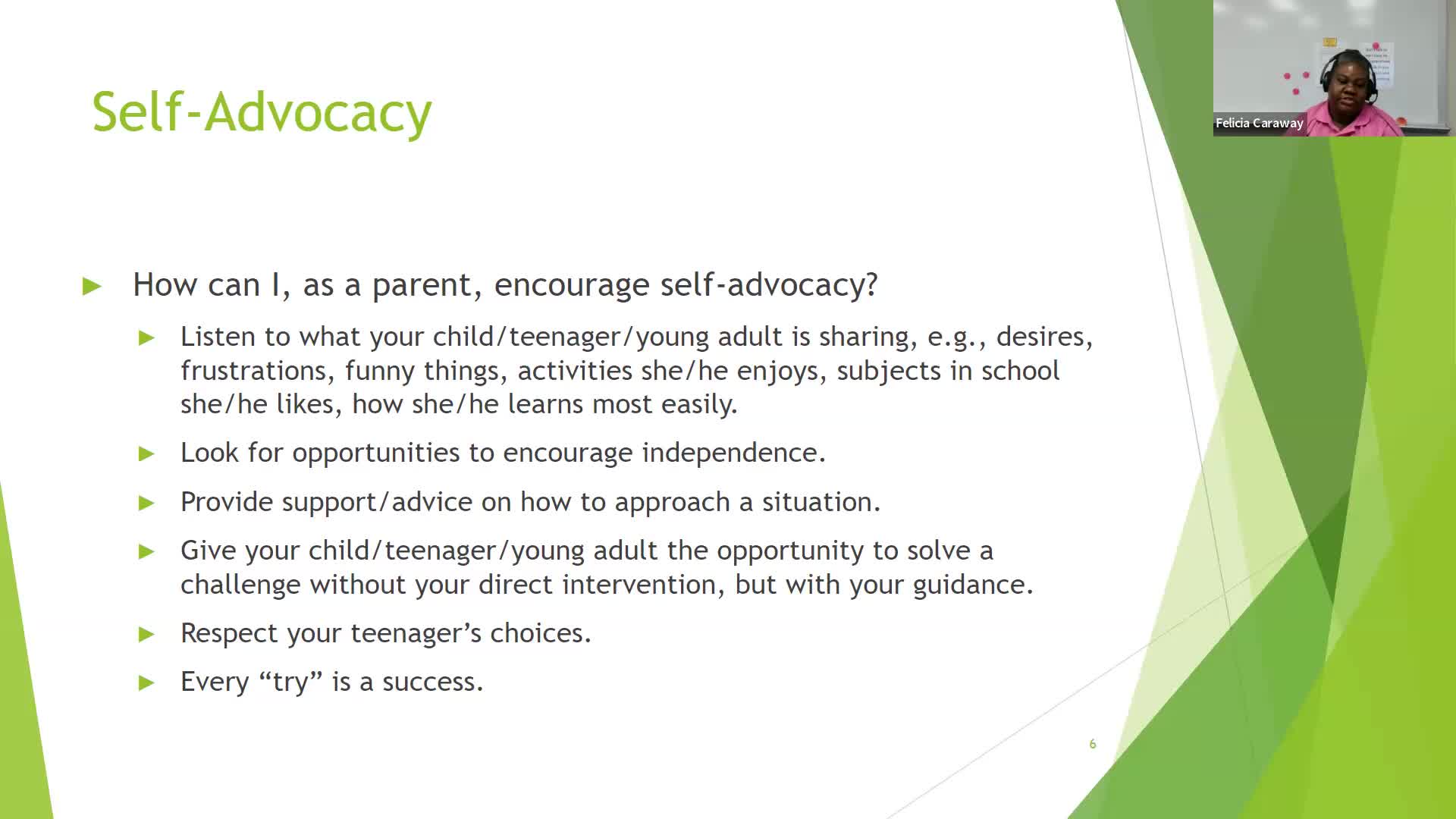 Watch Parent Training: Building Self-Advocacy Skills | Streamable