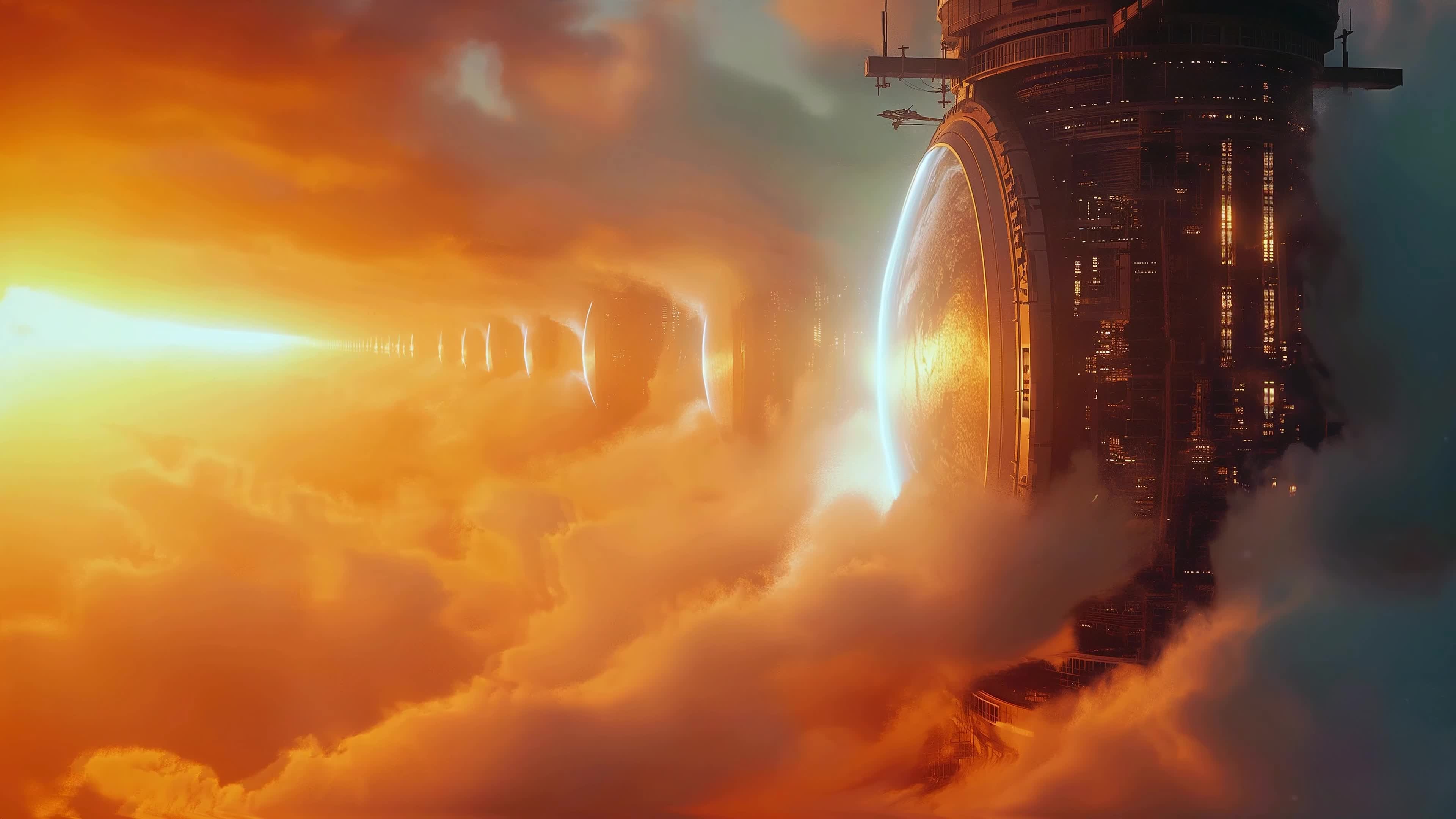 Watch Futuristic Dreamscape Live Wallpaper | Streamable